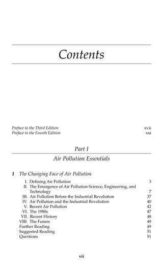 Fundamentals of Air Pollution 4th ed Edition Daniel Vallero | PDF