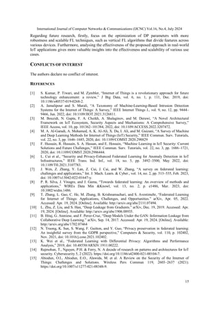 Enhancing IoT Security: A Novel Approach with Federated Learning and Differential Privacy ...