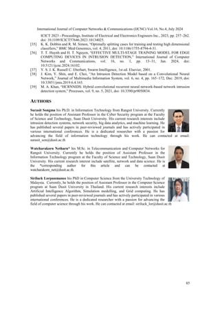 Extending Network Intrusion Detection with Enhanced Particle Swarm Optimization Techniques | PDF