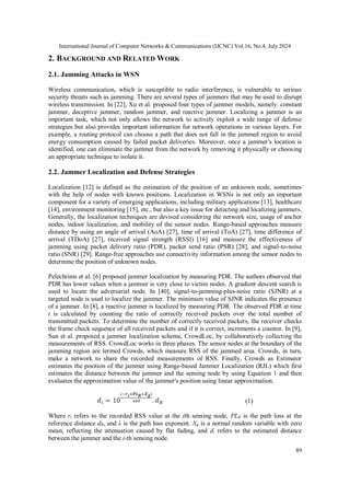 An Anti-Jamming Technique by Jammer Localization for Multi-Channel Wireless Sensor Networks | PDF