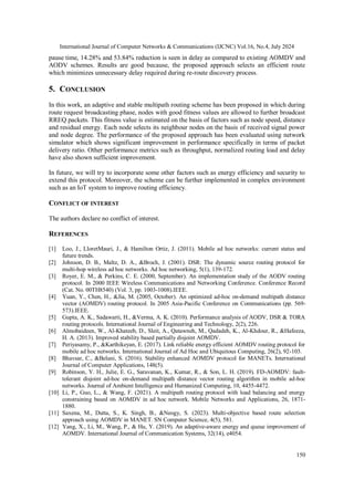 Modified Route Request Broadcasting for Improving Multipath Routing Scheme Performance in MANET ...