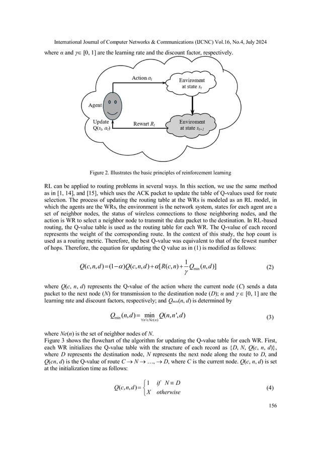 IRLR: an Improved Reinforcement Learning-Based Routing Algorithm for ... IRLR: an Improved Reinforcement Learning-Based Routing Algorithm for ...