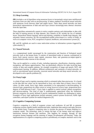 Application of Artificial Intelligence Technologies in Security of Cyber-Physical Systems | PDF