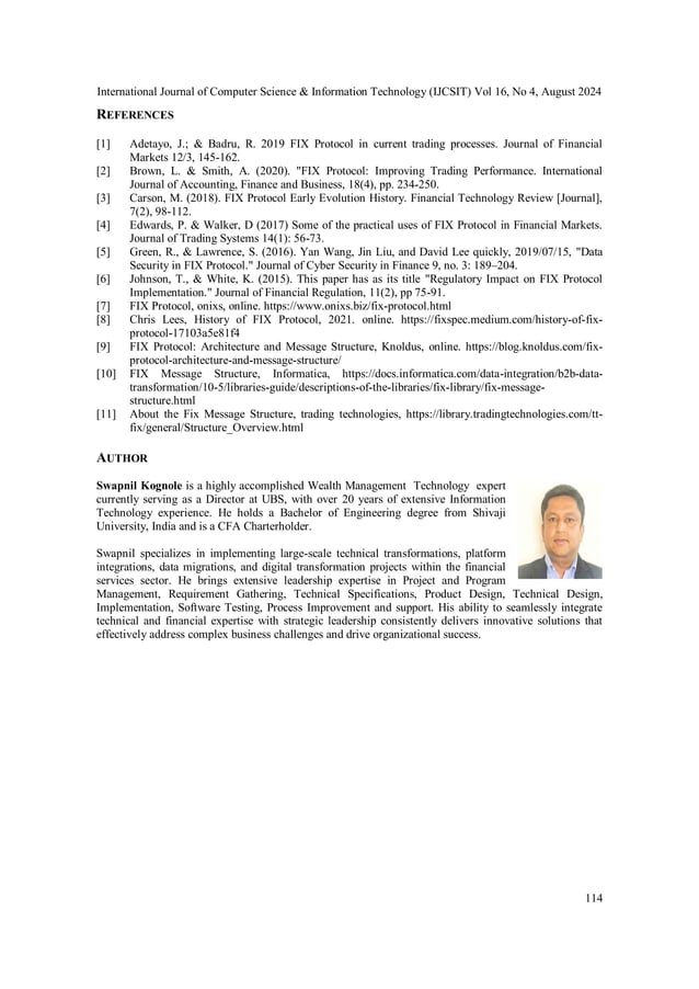 FIX Protocol: The Backbone of Financial Trading | PDF