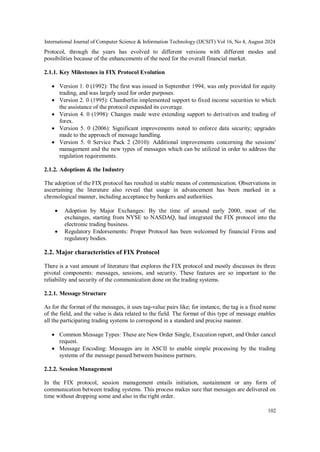 FIX Protocol: The Backbone of Financial Trading | PDF