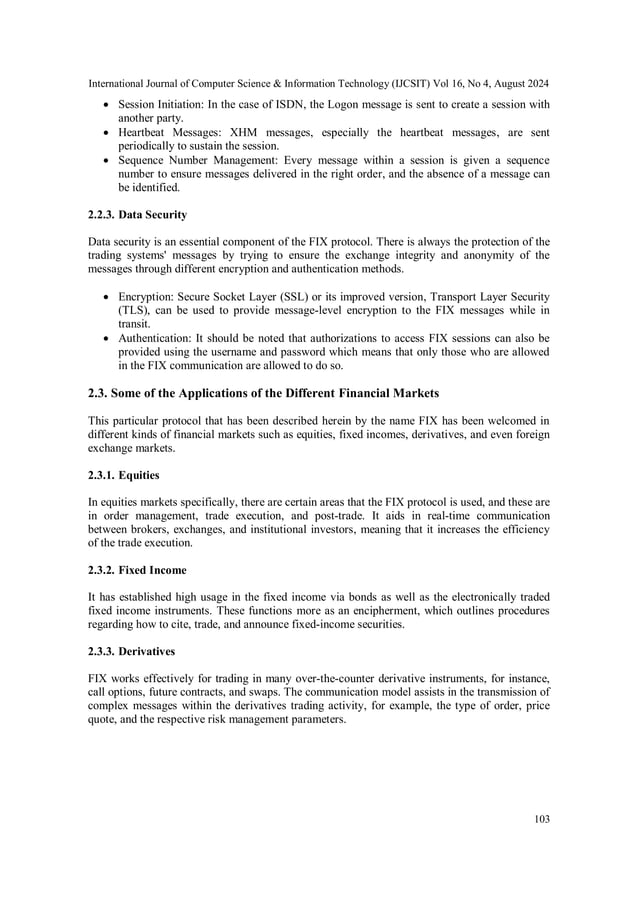 FIX Protocol: The Backbone of Financial Trading | PDF