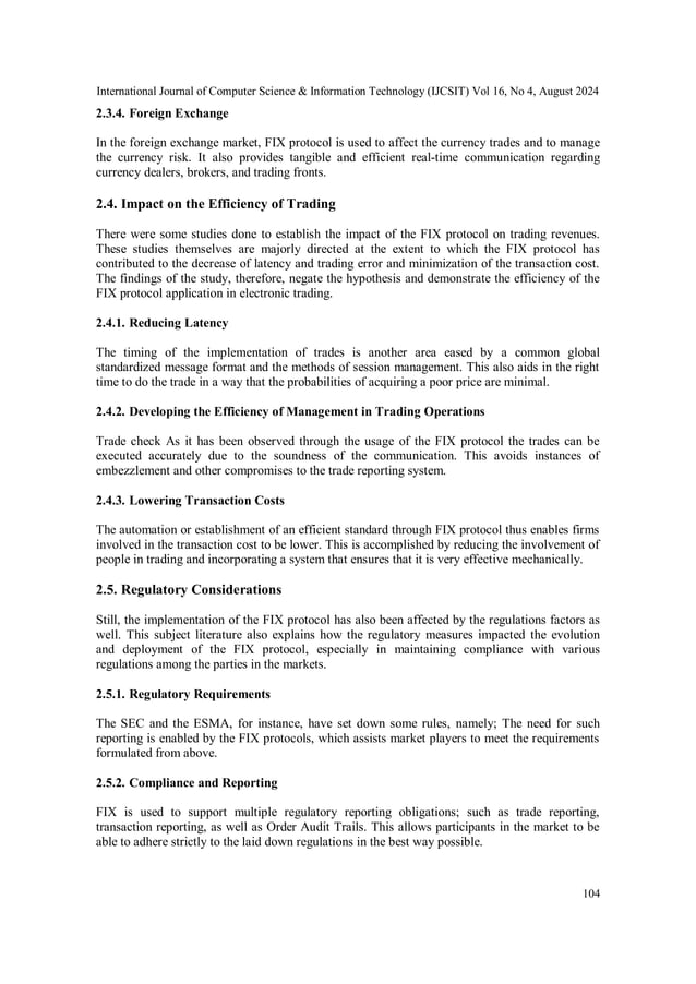 FIX Protocol: The Backbone of Financial Trading | PDF