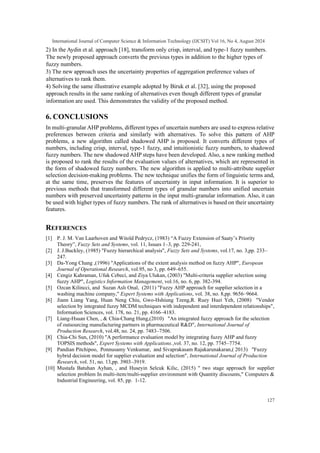 Shadowed AHP for Multi-Criteria Supplier Selection | PDF