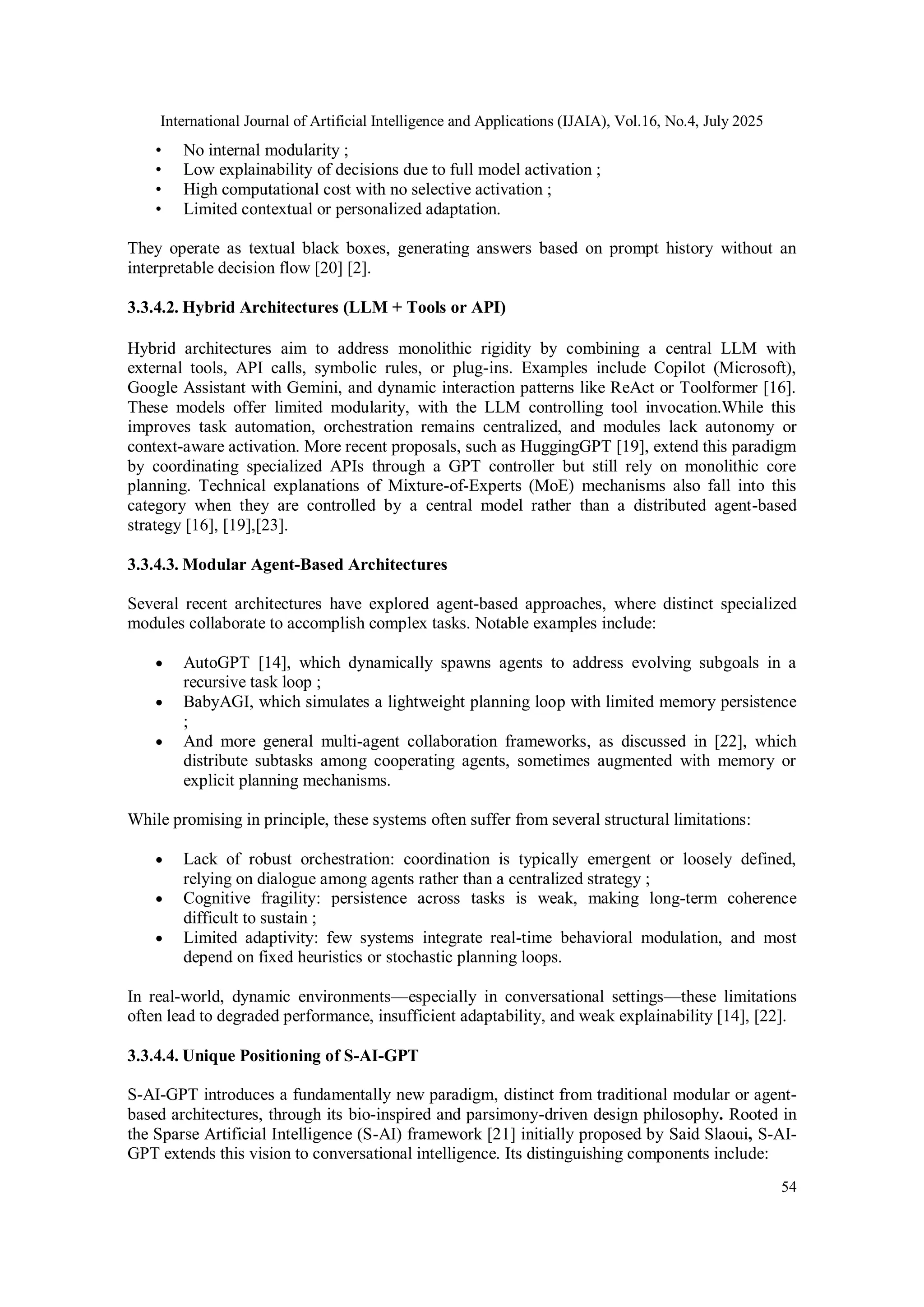 Bio-Inspired Architecture for Parsimonious Conversational Intelligence : The S-AI-GPT Framework ...