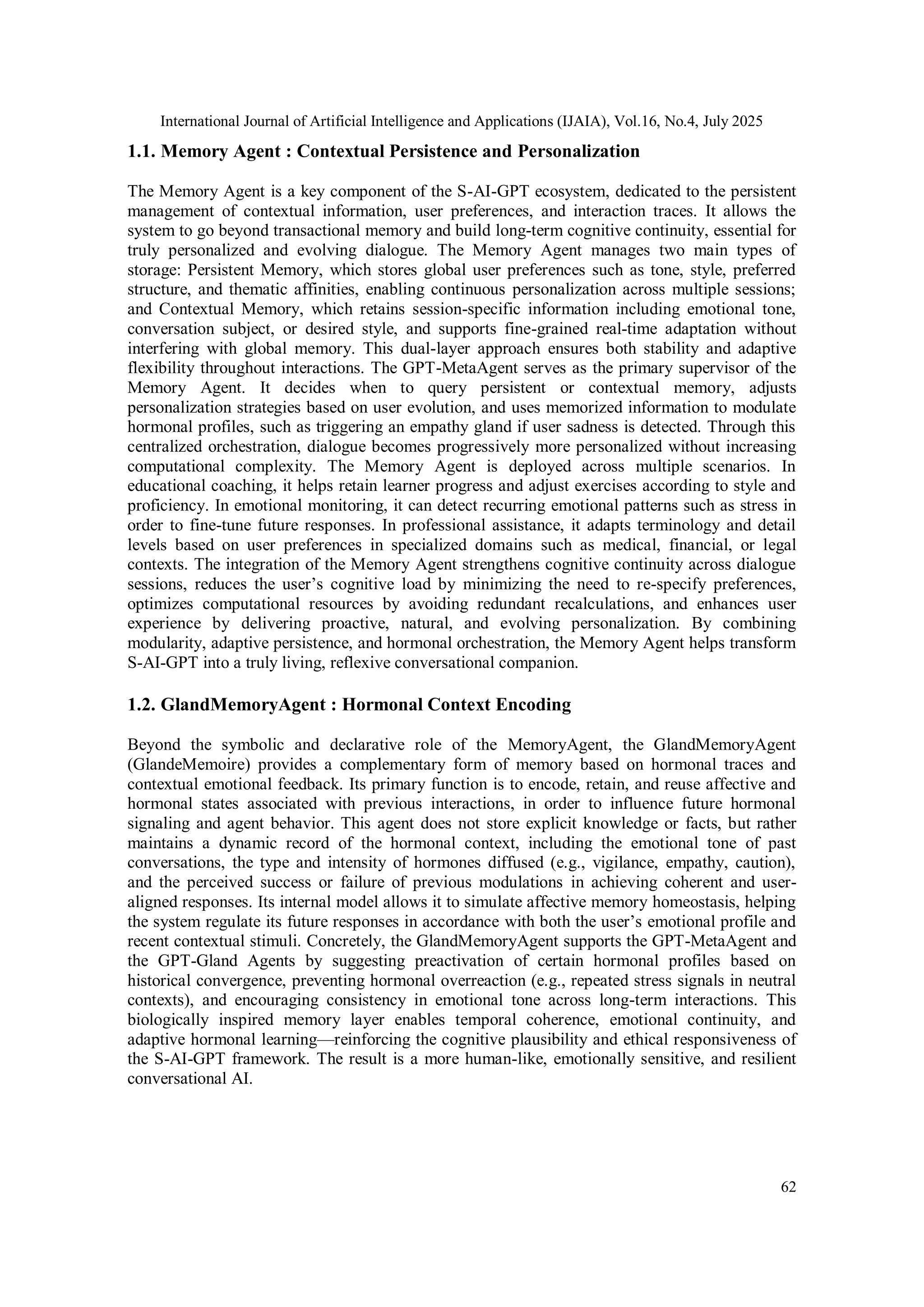 BIO-INSPIRED HORMONAL MODULATION AND ADAPTIVE ORCHESTRATION IN S-AI-GPT ...