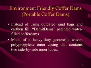 Coffer Dams and Caissons | PPTX