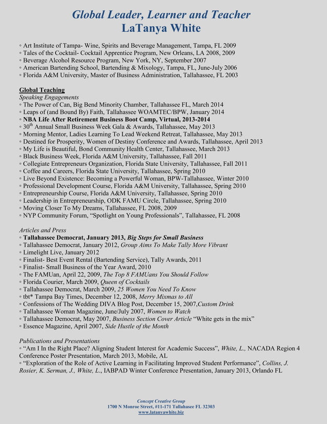 White_Global Leadership Profile | PDF