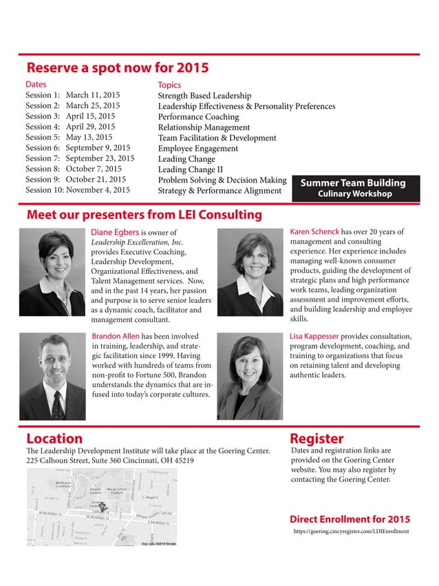 Leadership Development Institute (LDI) Flier 2015 | PDF | Human ...