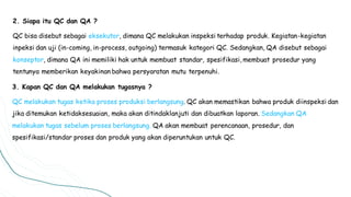 QA QC | PDF