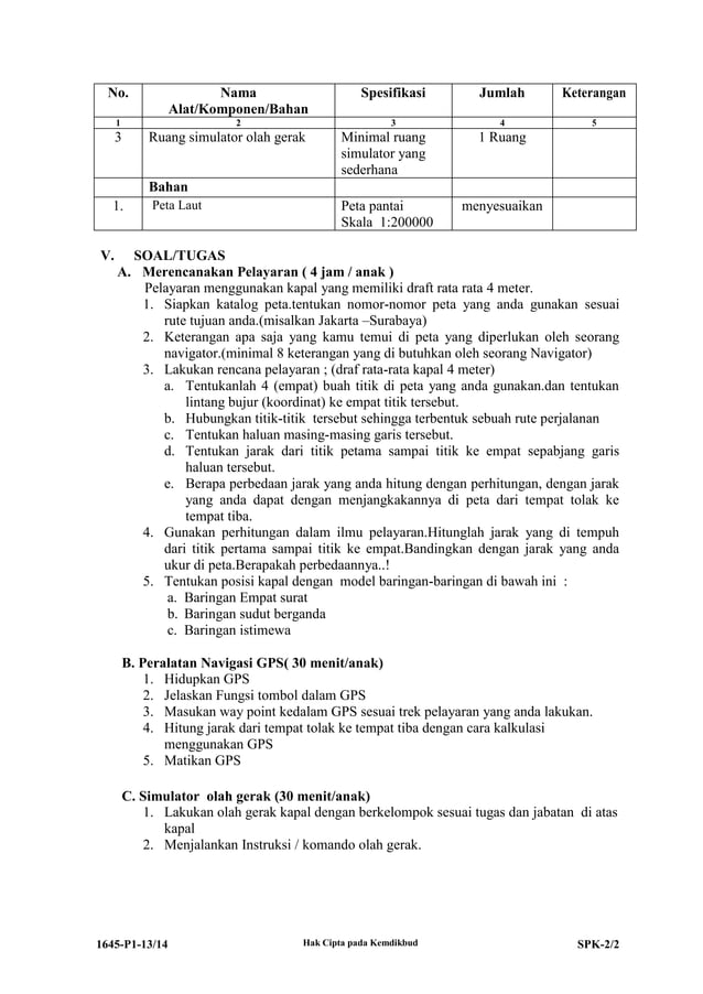 1645 p1-spk-nautika kapal niaga | PDF