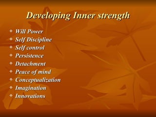 Will Power & Self Discipline | PPT