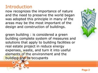 Green Building | PPT