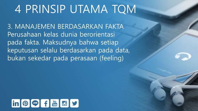 STANDAR KUALITAS MANAGEMENT SYSTEM (TQM) | PPTX
