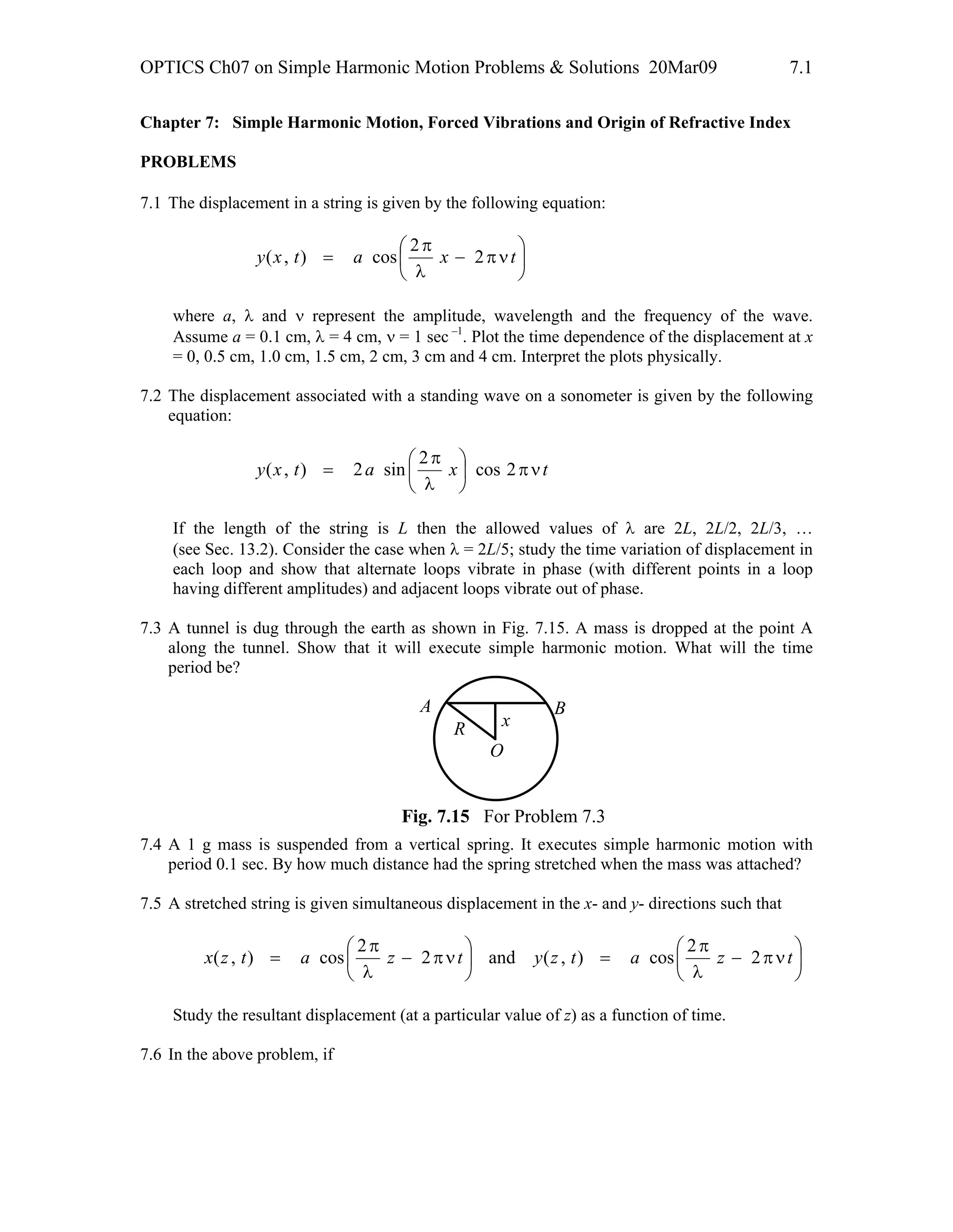 optics chapter_07_solution_manual | PDF