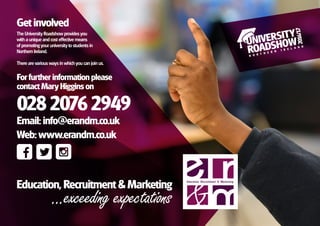 University Roadshow Brochure | PPT