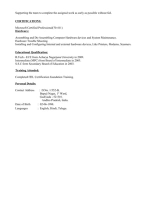 Resume | PDF