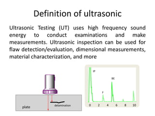 liquid penetrant test and ultrasonic test | PPTX