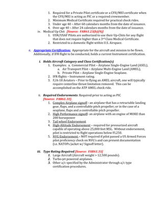 Transitioning Military Aviator Gouge | PDF