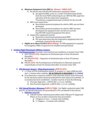 Transitioning Military Aviator Gouge | PDF