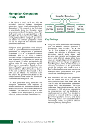 mongolian cultural and behavioral study 2022 | PDF