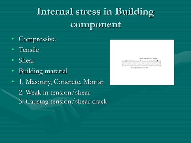 Building cracks for structural and non structural | PPT