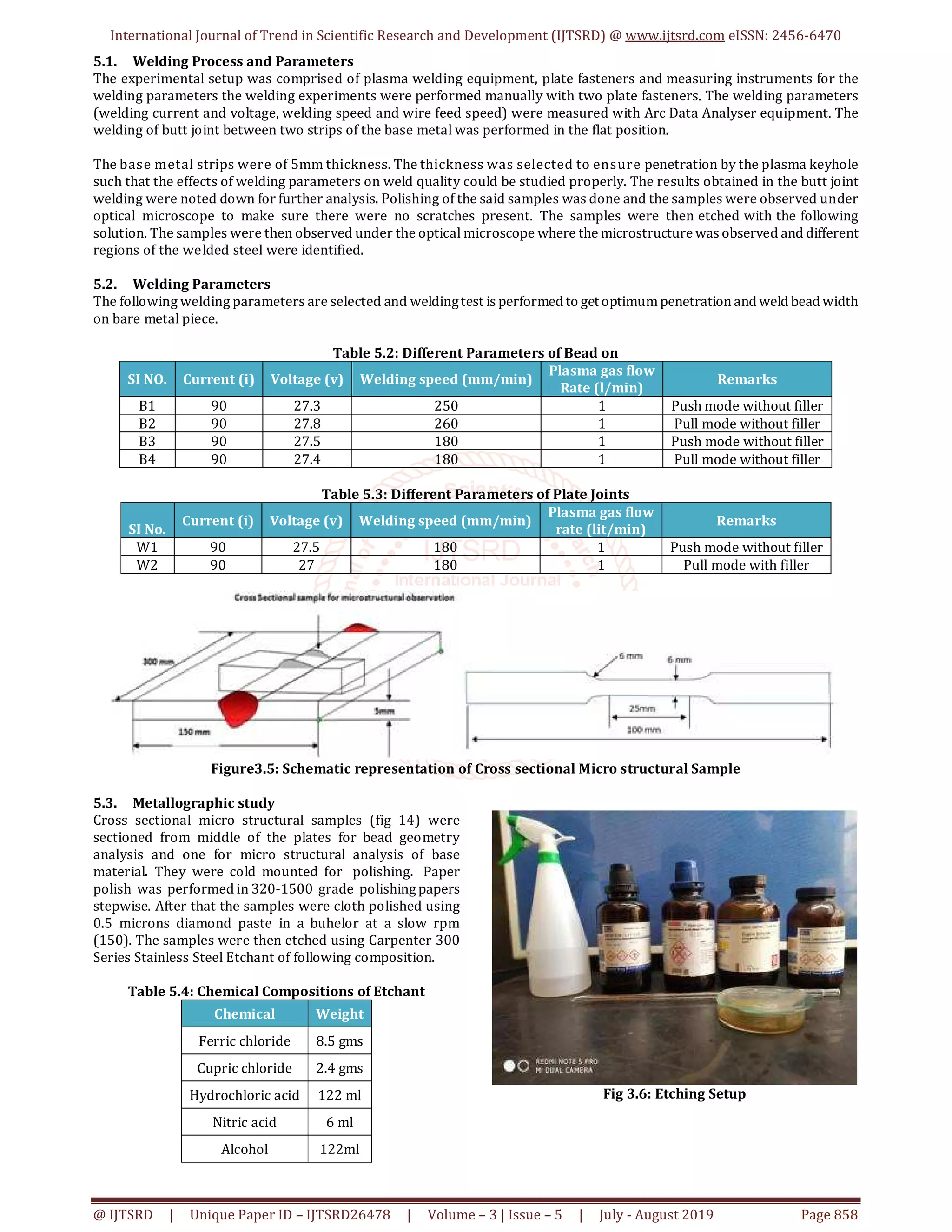 Microstructural and Mechanical Properties Analysis of Plasma ARC Welded 316L Austenitic ...