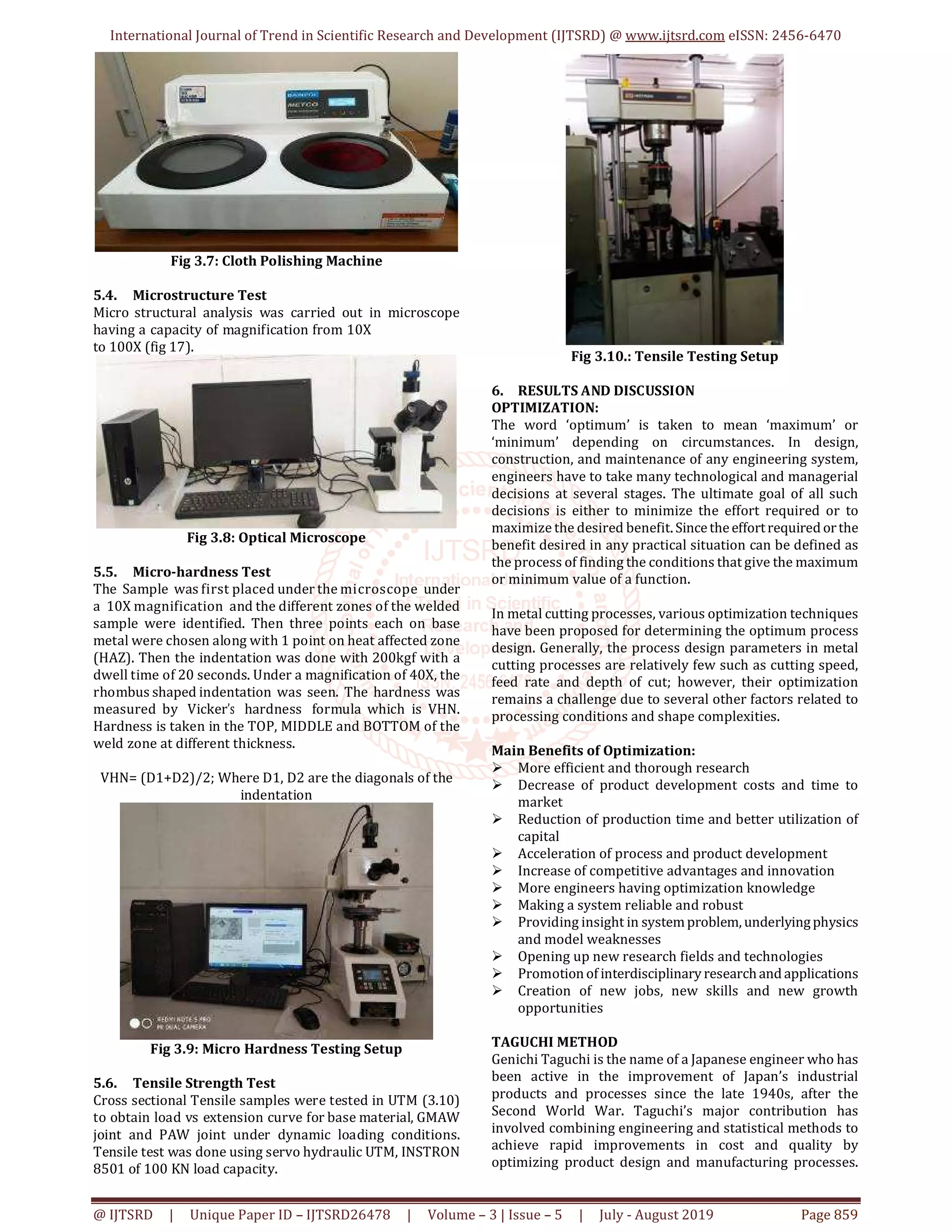 Microstructural and Mechanical Properties Analysis of Plasma ARC Welded 316L Austenitic ...