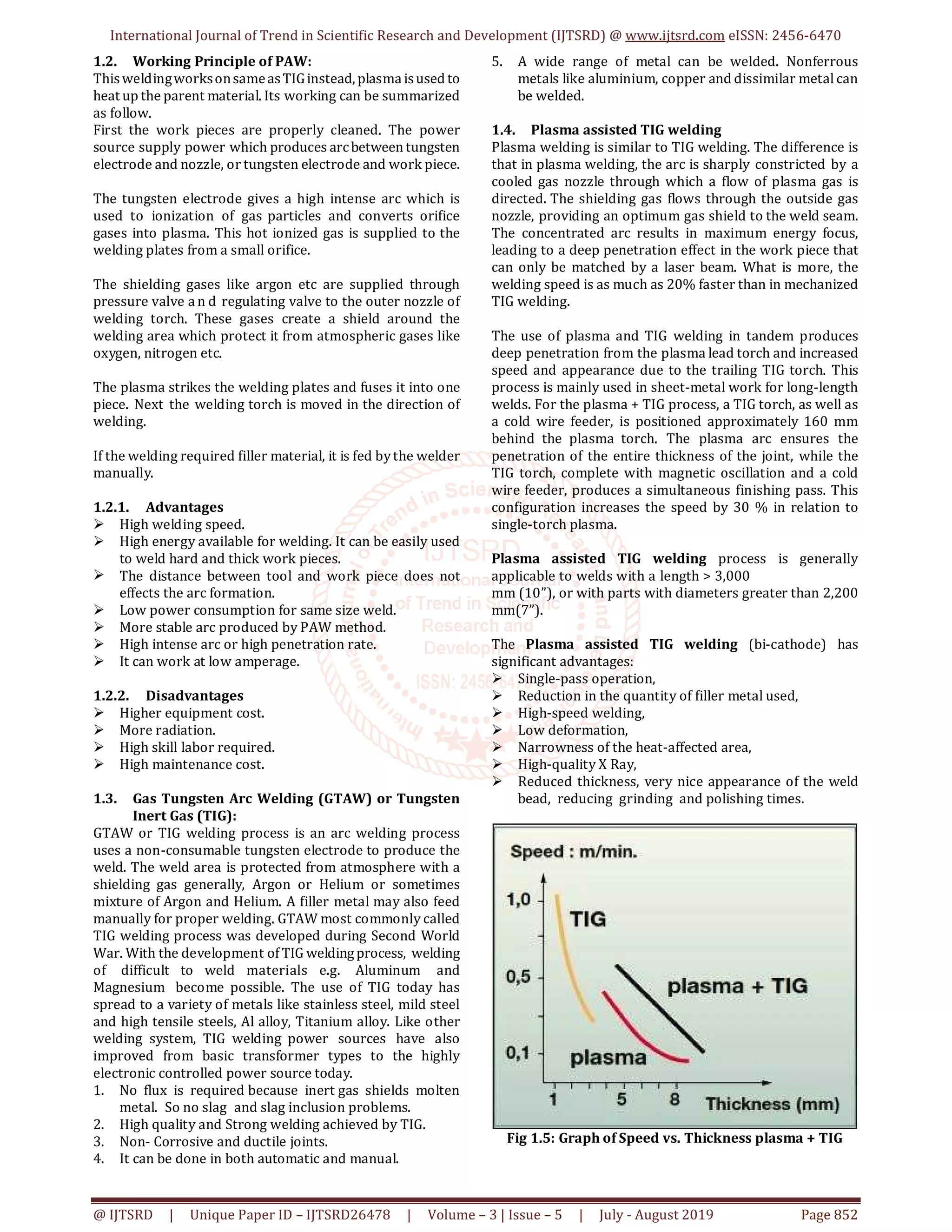 Microstructural and Mechanical Properties Analysis of Plasma ARC Welded 316L Austenitic ...