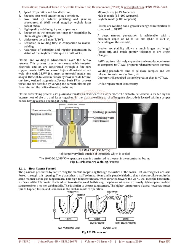 Microstructural and Mechanical Properties Analysis of Plasma ARC Welded 316L Austenitic ...