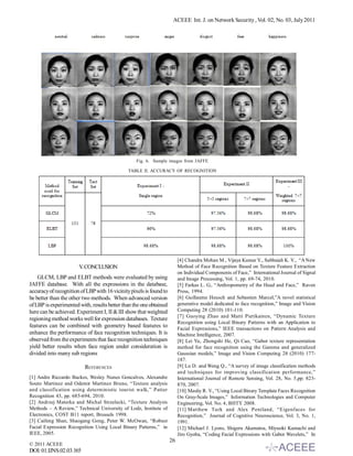 Improving Performance of Texture Based Face Recognition Systems by Segmenting Face Region | PDF