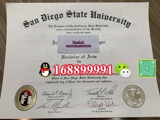 San Diego State University degree offer diploma Transcript | PPT
