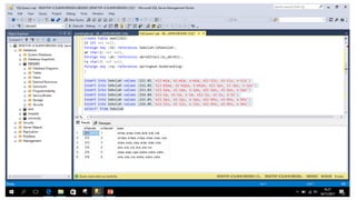 Penggunaan SUBQUERY SQL SERVER (USING SUBQUERIES) | PPTX