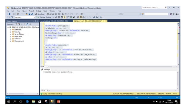 Penggunaan SUBQUERY SQL SERVER (USING SUBQUERIES) | PPTX