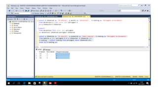 Penggunaan SUBQUERY SQL SERVER (USING SUBQUERIES) | PPTX