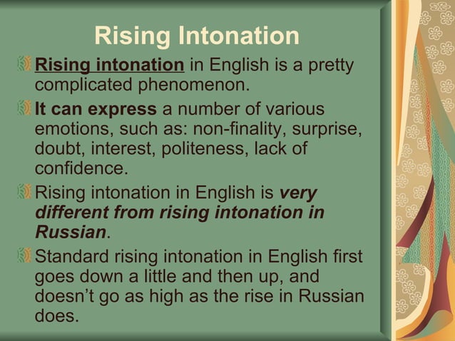INTONATION AND ITS FUNCTIONS | PPT | World/International Music | Music
