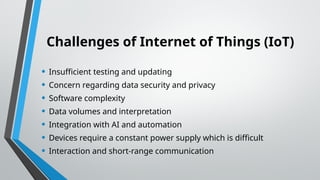 iot introduction notes internet of things | PPT