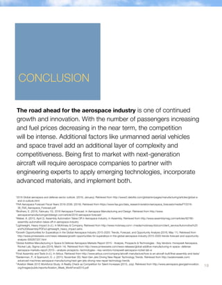 Aerospace Trends and New Technology Developments | PDF