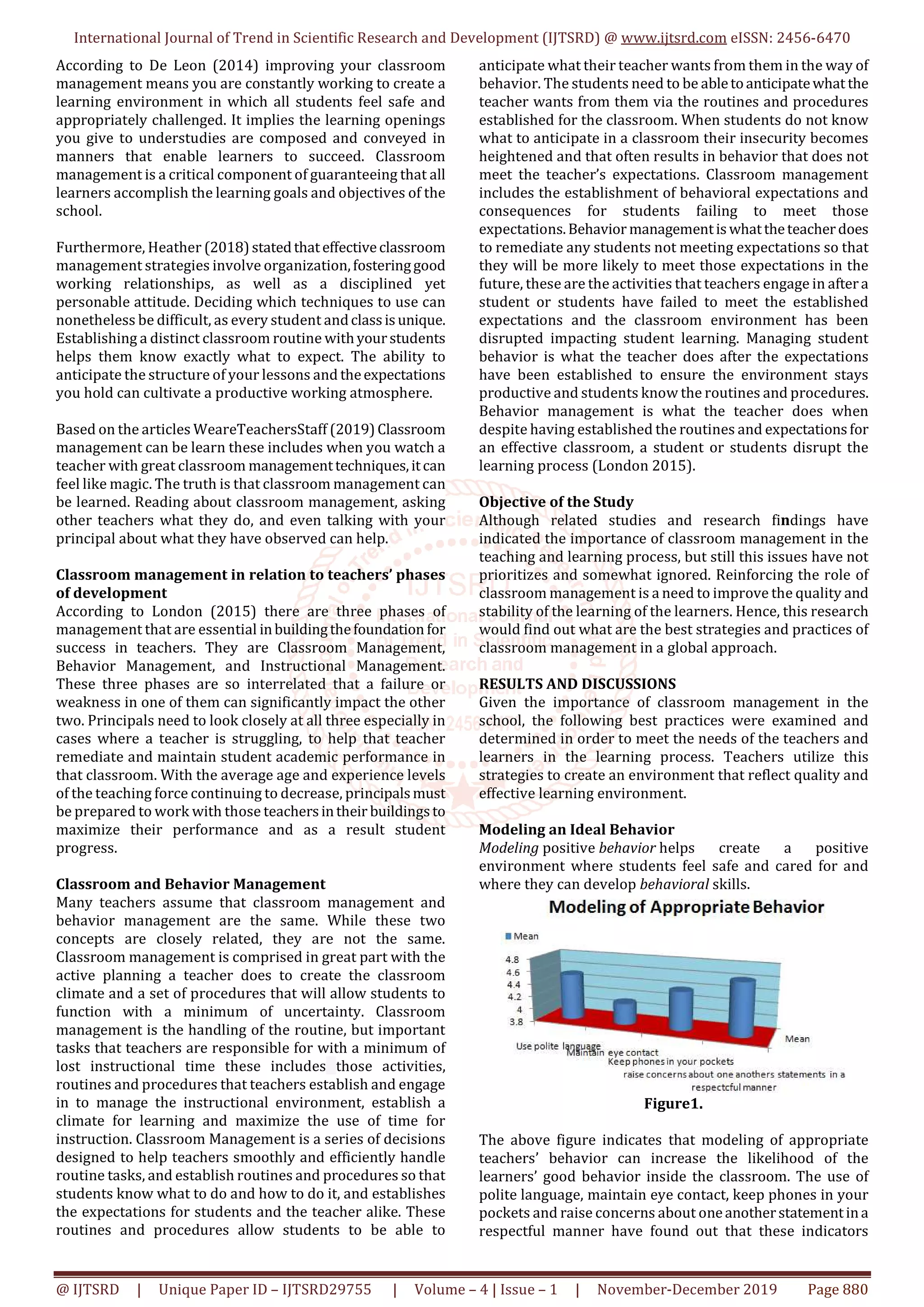 21ST Century Education: Classroom Management beyond Perspective | PDF