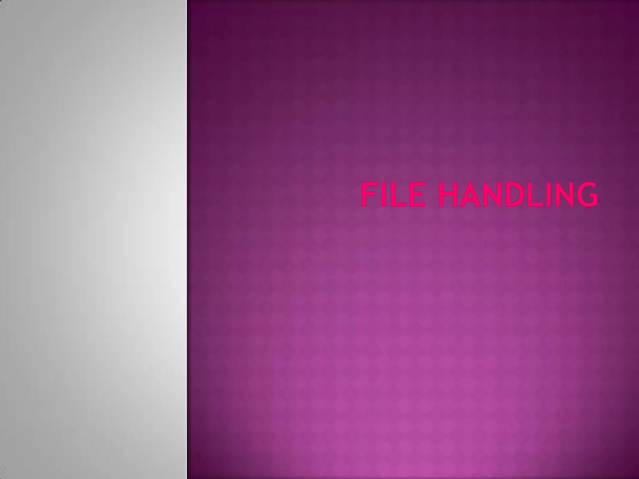 file handling1 | PPT