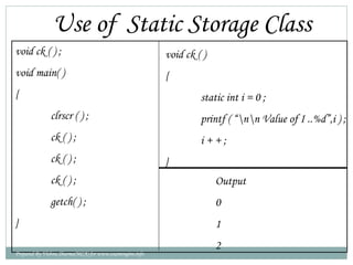 storage class | PPT