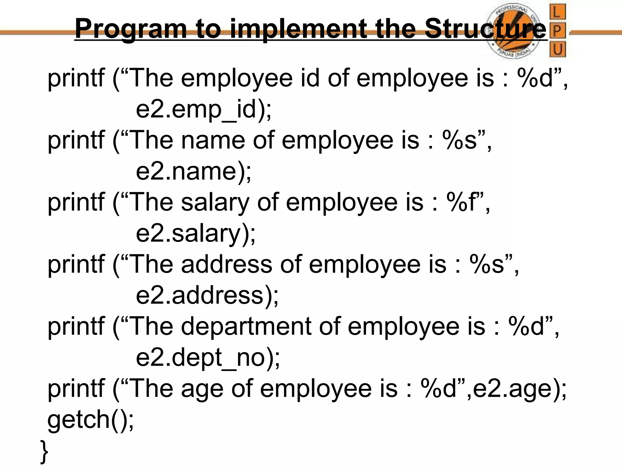 structure and union | PPT