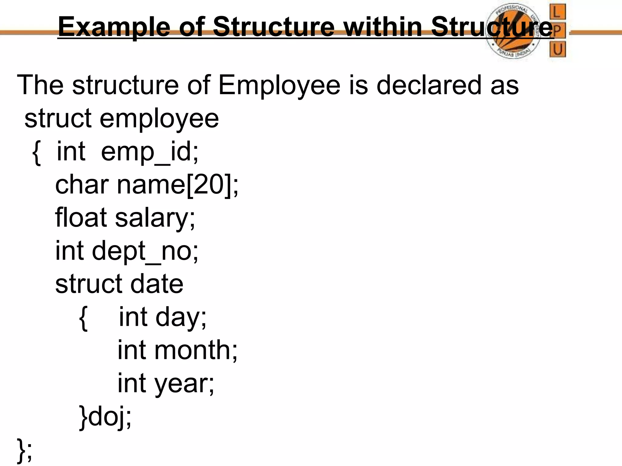 structure and union | PPT