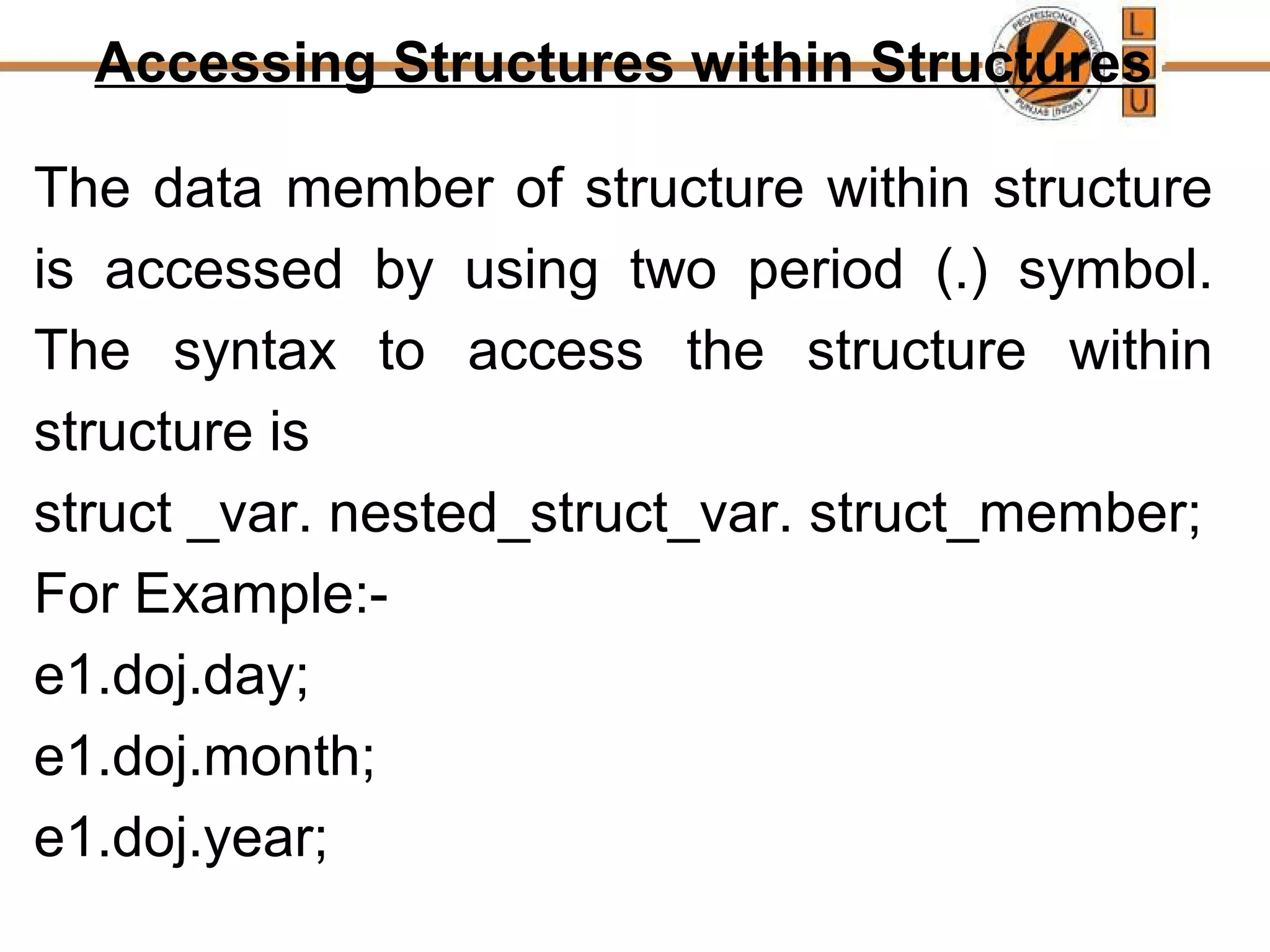 structure and union | PPT