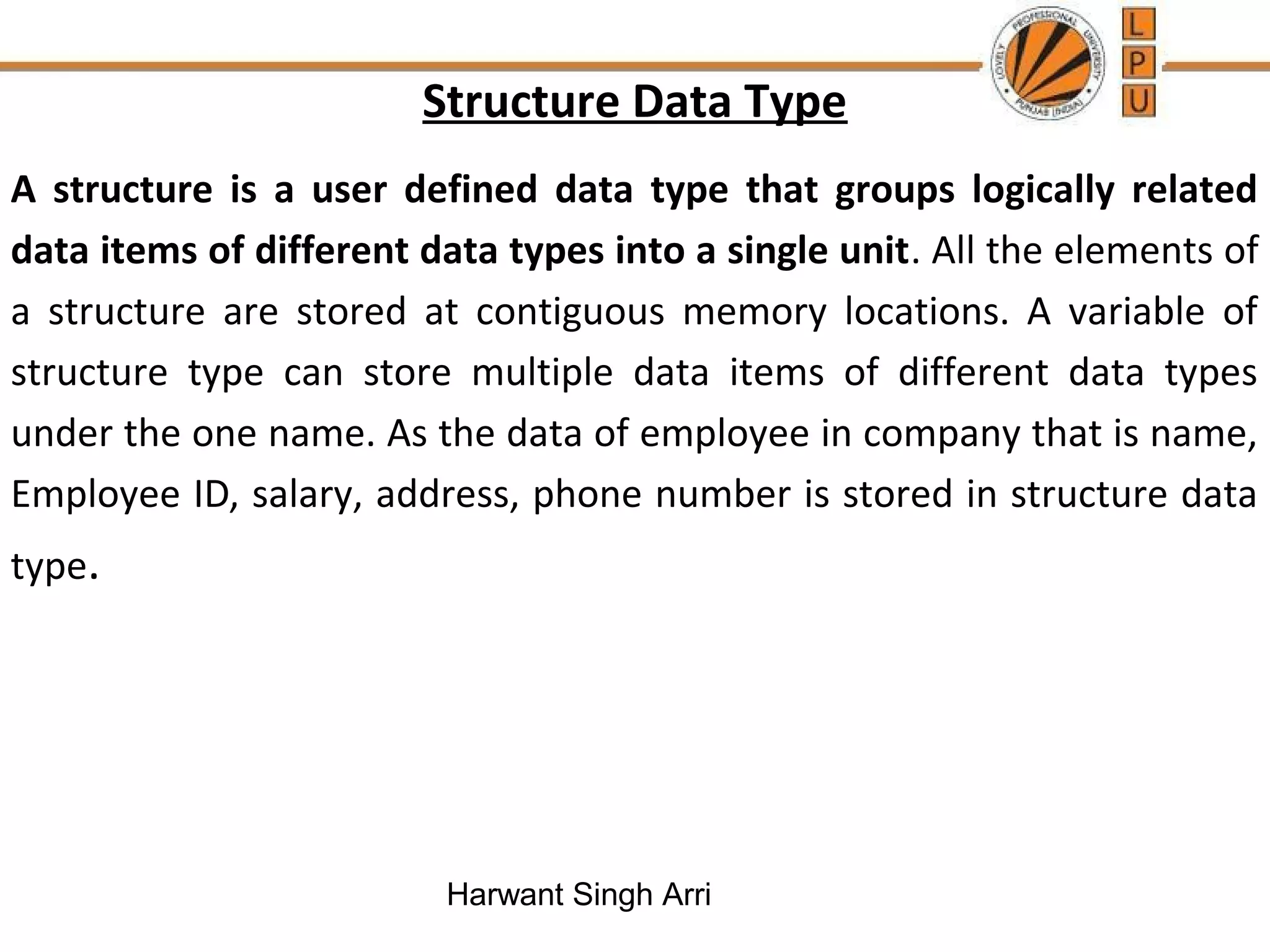 structure and union | PPT
