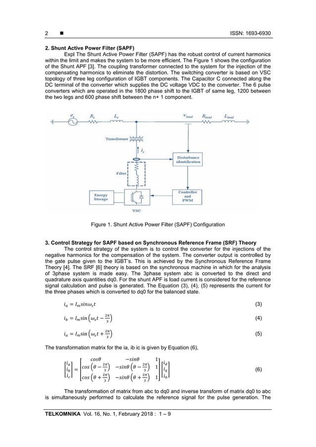 Simulation And Hardware Implementation Of Shunt Active Power Filter Based On Synchronous